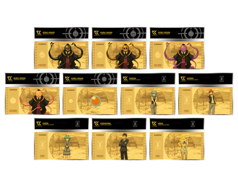 Golden Tickets Assassination Classroom Coll.2 Golden Tickets Assassination Classroom Coll.2